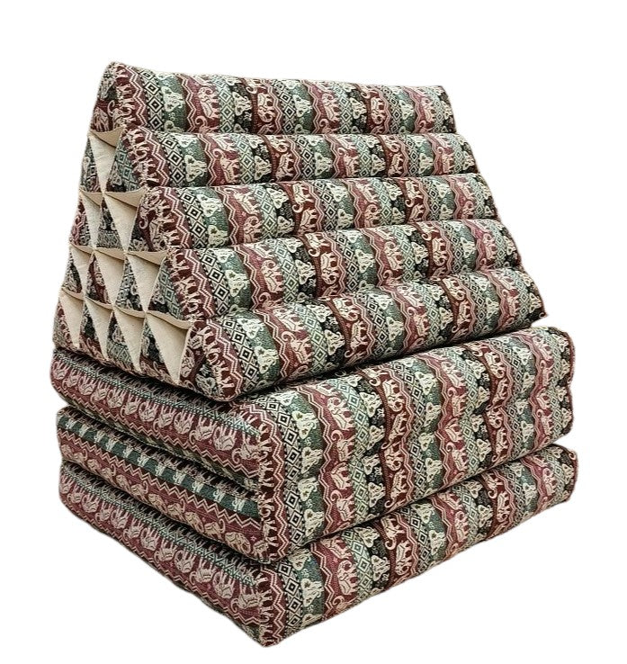 Shop Thai Triangle Pillow Mattress - Mixed Elephant Online in Australia ...