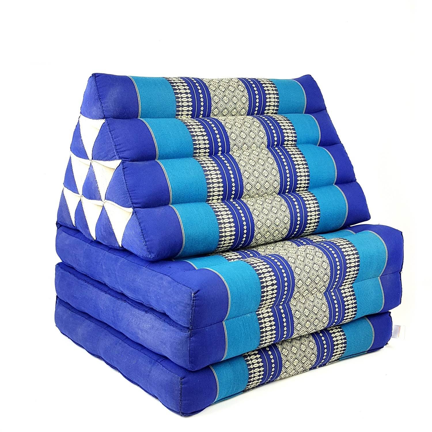 Shop Thai Triangle Pillow Mattress - Navy Online in Australia – Boho ...