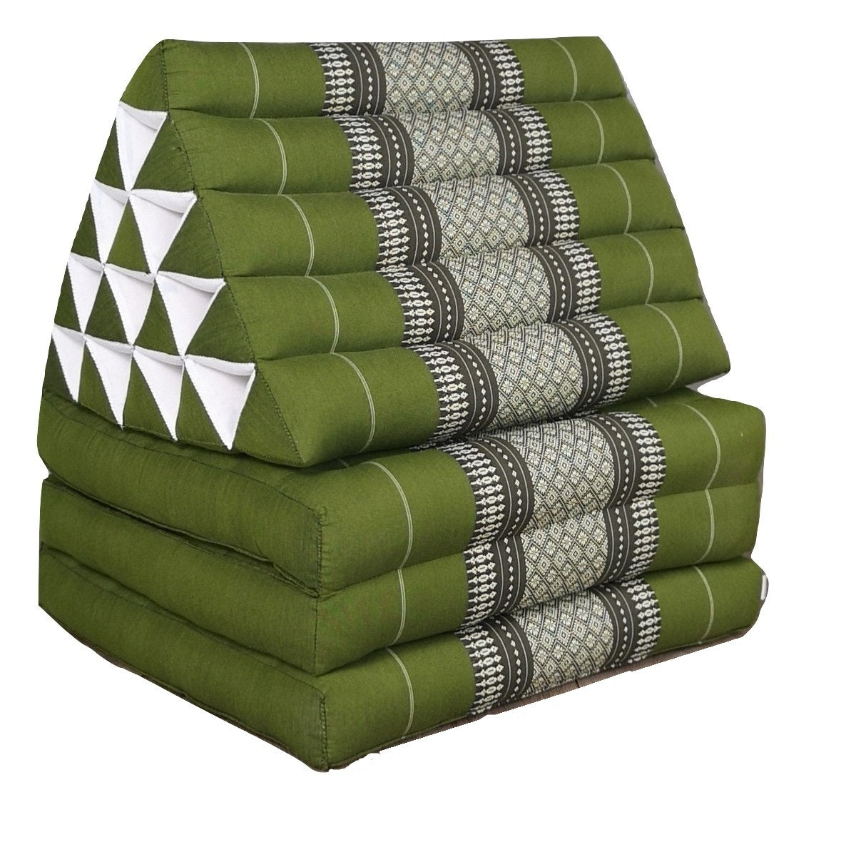 Shop Thai Triangle Pillow Mattress - Green Online in Australia | Boho ...